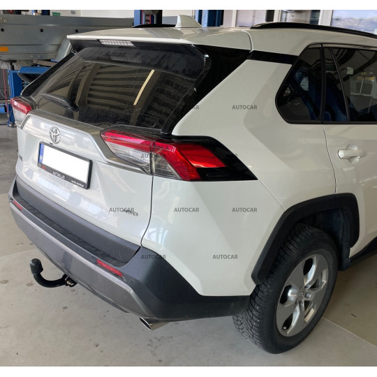 Cârlig de remorcare pre Toyota RAV 4 - semidemontabil cu șuruburi ⭐ ...