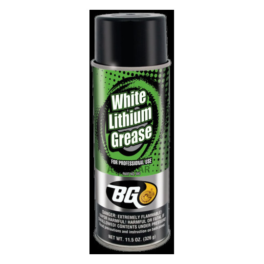 BG 480 WHITE LITHIUM GREASE - Unsoare albă de plastic în spray